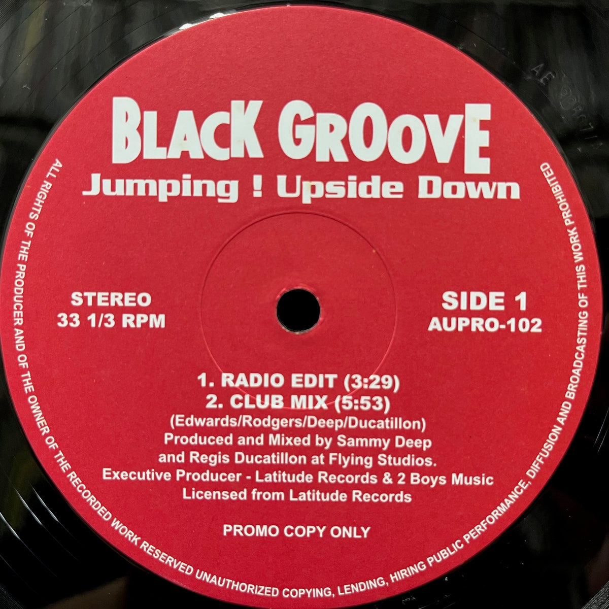 BLACK GROOVE / Jumping ! Upside Down (AUPRO-102, 12inch) – TICRO MARKET