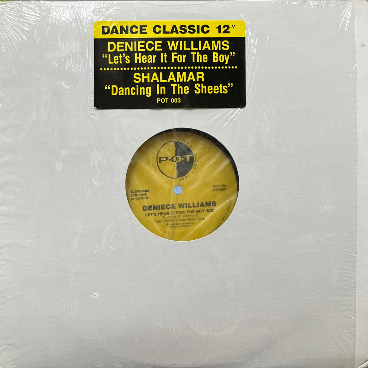 DENIECE WILLIAMS - SHALAMAR / Let's Hear It For The Boy / Dancing In t – TICRO MARKET