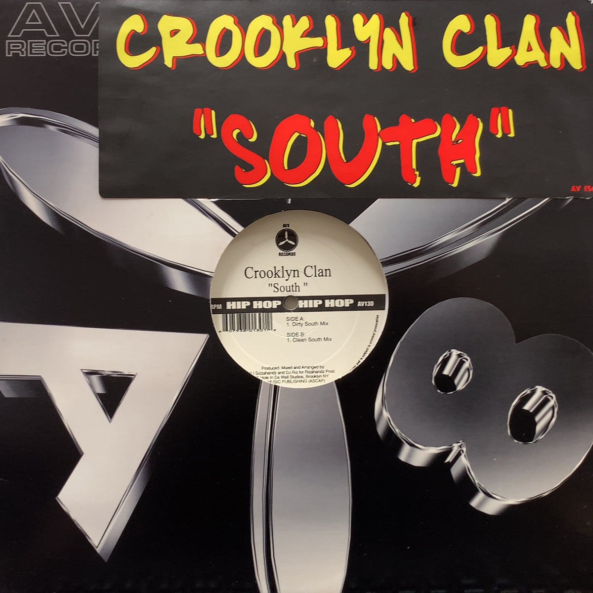 CROOKLYN CLAN / South (AV 130, 12inch) – TICRO MARKET