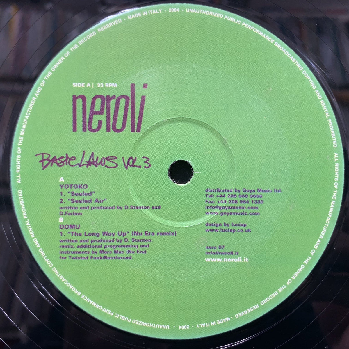 V.A. - B / Basic Laws Vol. 3 (nero 07, 12inch) – TICRO MARKET