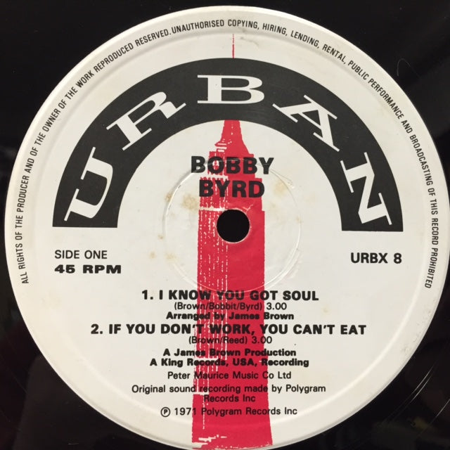 BOBBY BYRD / I KNOW YOU GOT SOUL – TICRO MARKET