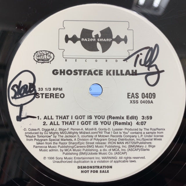 GHOSTFACE KILLAH / ALL THAT I GOT IS YOU (REMIX) – TICRO MARKET