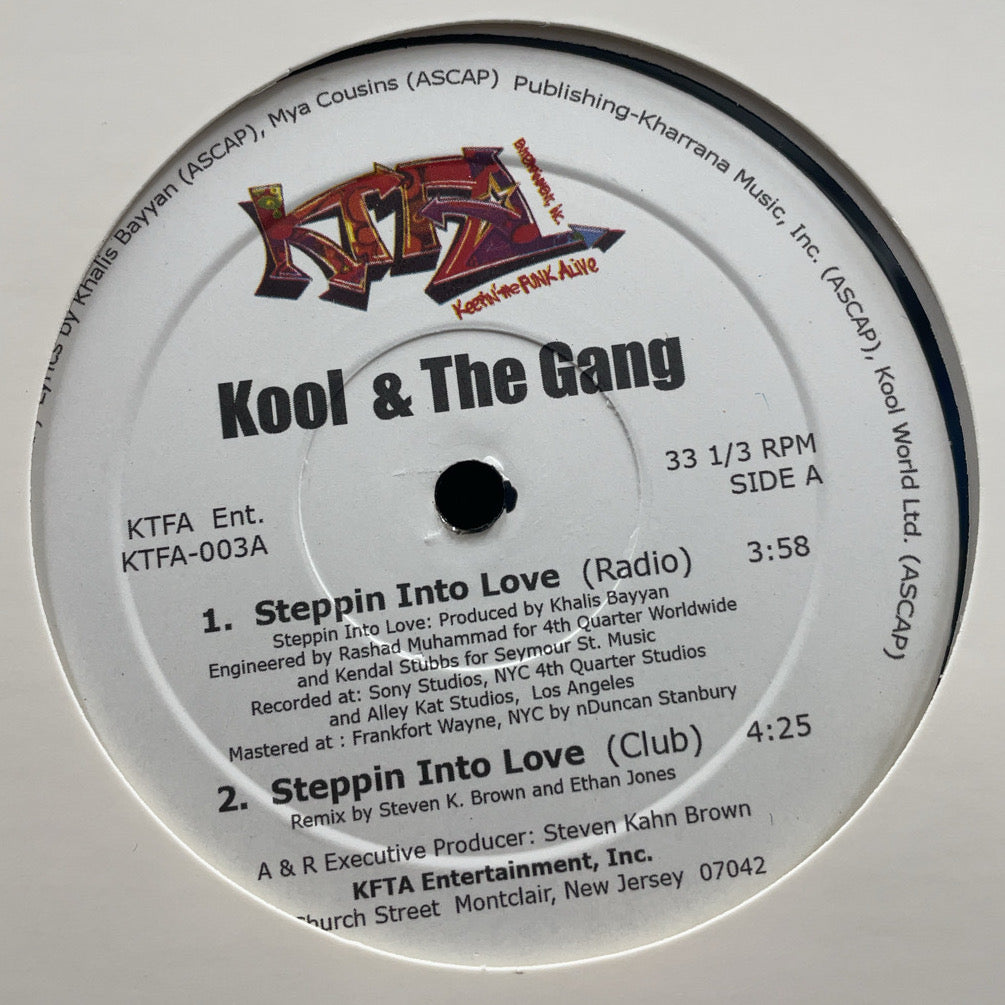 KOOL & THE GANG / Steppin' Into Love (KTFA 003A, 12inch) – TICRO MARKET
