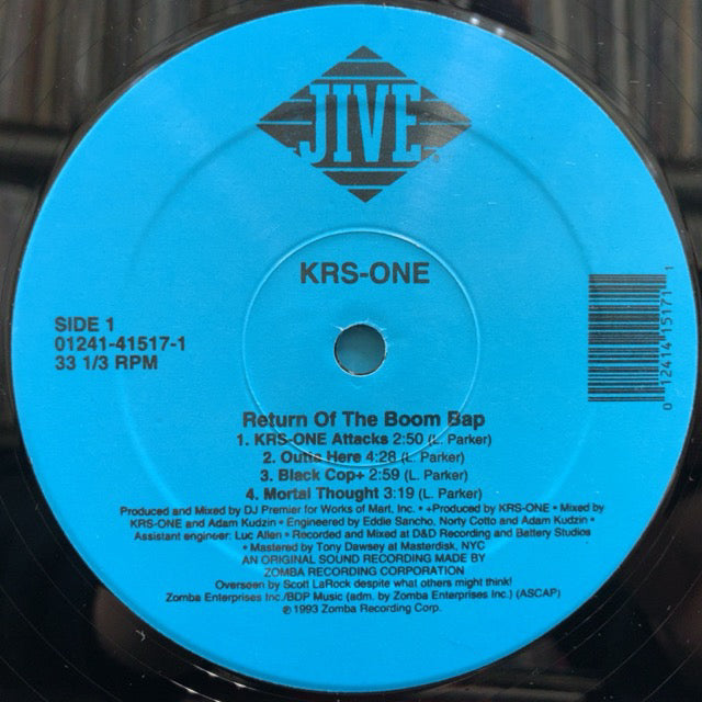 KRS-ONE / RETURN OF THE BOOM BAP – TICRO MARKET