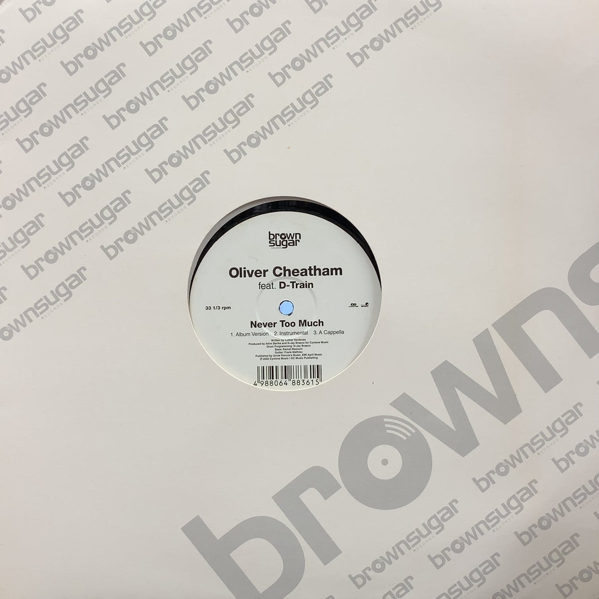 OLIVER CHEATHAM / Never Too Much (Brownsugar, RR12-88361, 12inch) – TICRO MARKET