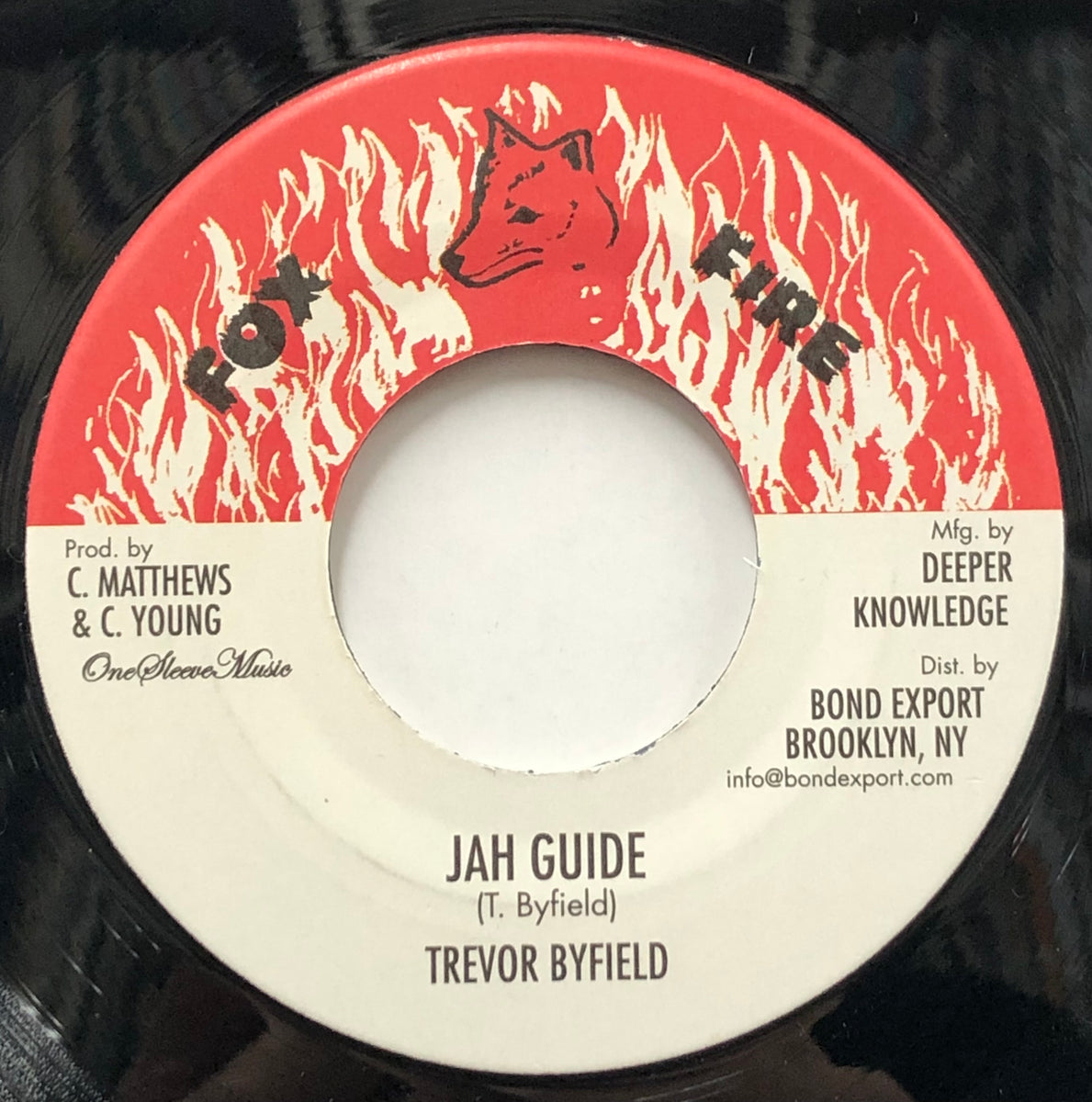TREVOR BYFIELD / Jah Guide (Fox Fire, DKR-108, 7inch) – TICRO MARKET