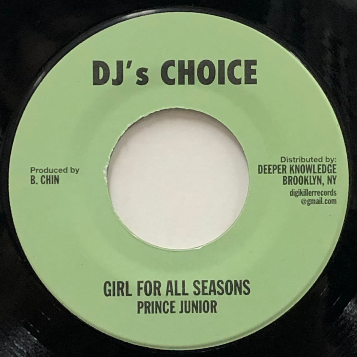 PRINCE JUNIOR / Girl For All Seasons (DJ's Choice, DKR-057, 7inch ...