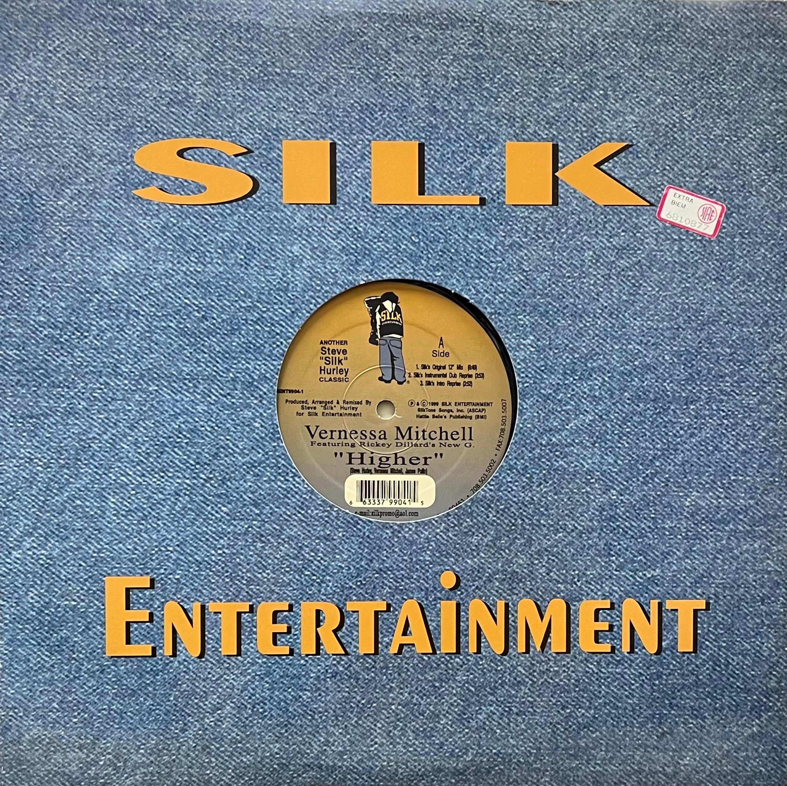 VERNESSA MITCHELL / Higher (Silk Entertainment, SENT9904-1, 12inch ...