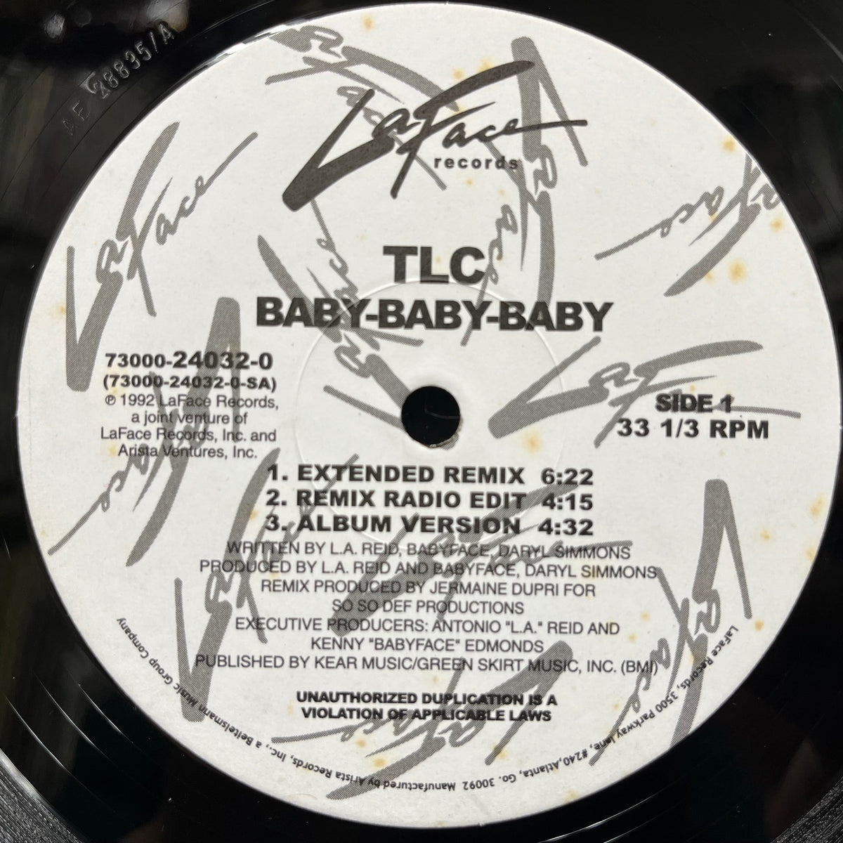 TLC / Baby-Baby-Baby (Reissue, 12inch) – TICRO MARKET