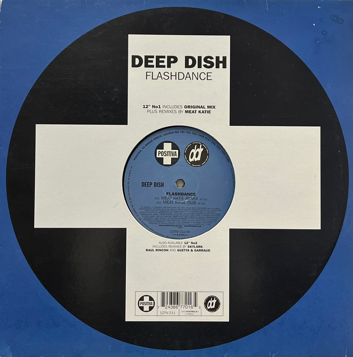 DEEP DISH / Flashdance (Positiva – 12TIV-21, 12inch) – TICRO MARKET