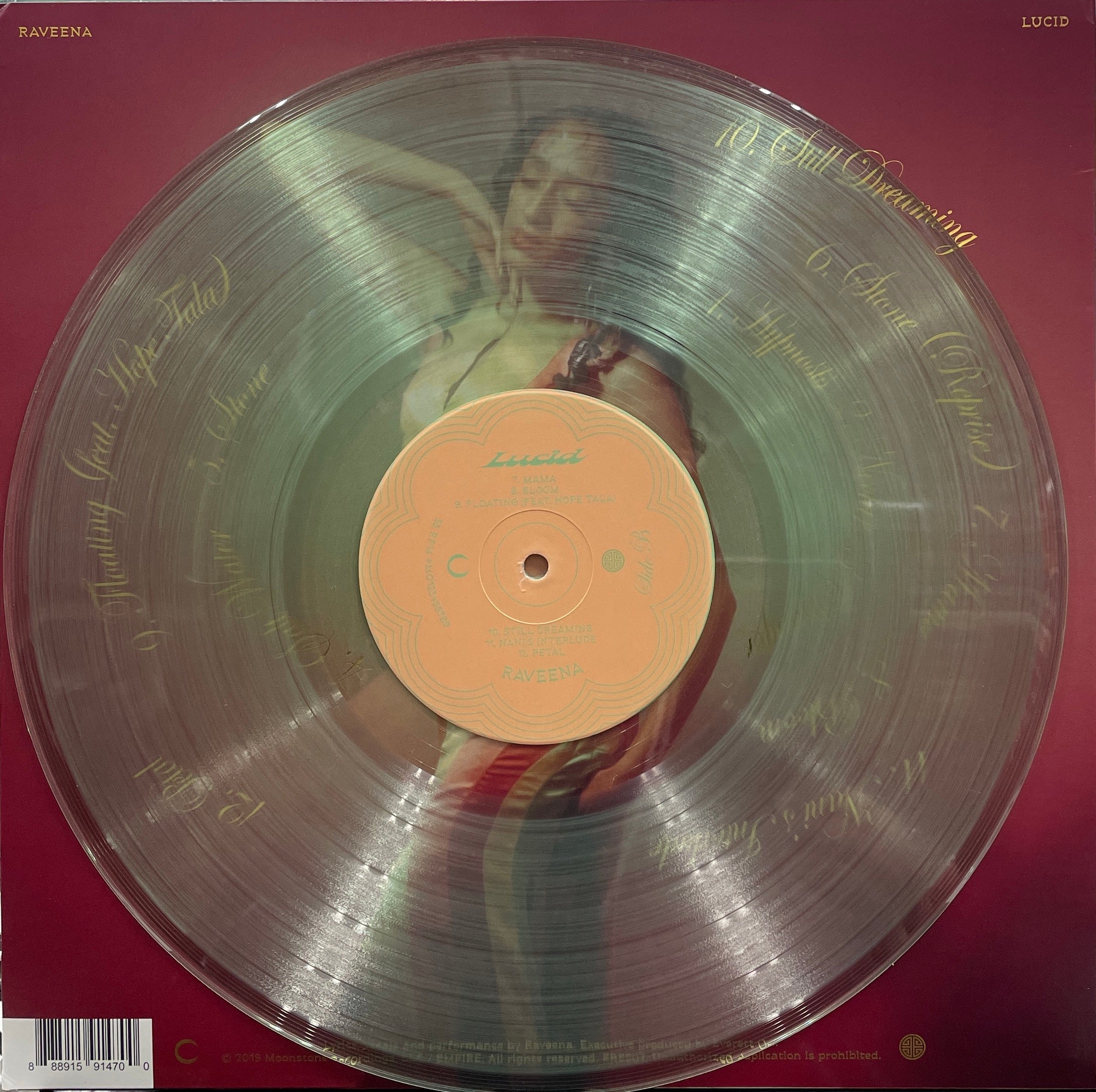 RAVEENA / Lucid (Coke Bottle Green Vinyl, LP) – TICRO MARKET