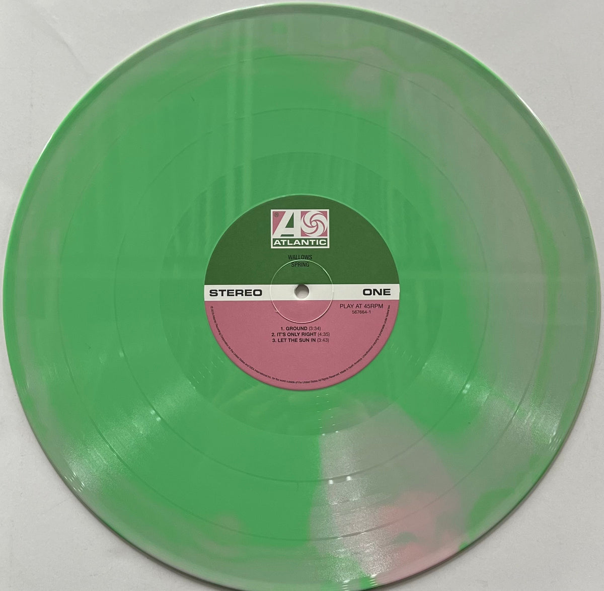 WALLOWS / Spring (Atlantic – 567664-1, EP) Green & Pink Coloured Vinyl ...