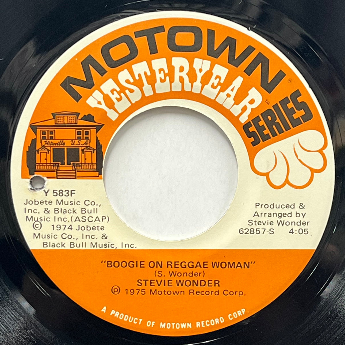 STEVIE WONDER / Boogie On Reggae Woman (Motown – Y 583F, 7inch) – TICRO ...