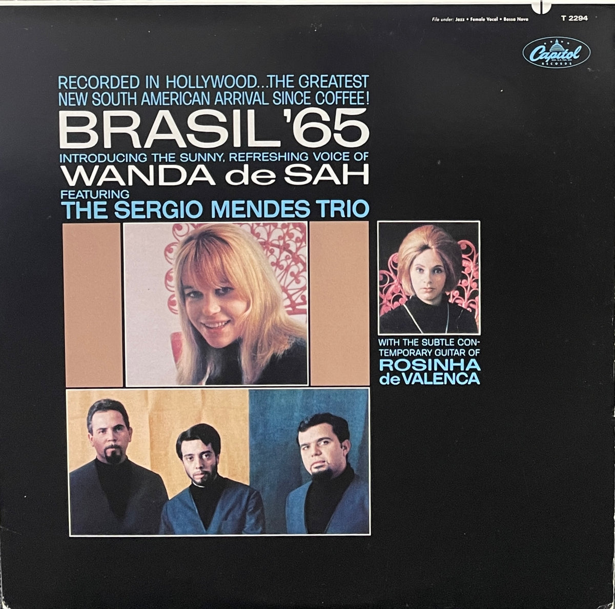 WANDA DE SAH Featuring The Sérgio Mendes Trio / Brasil '65 LP – TICRO ...