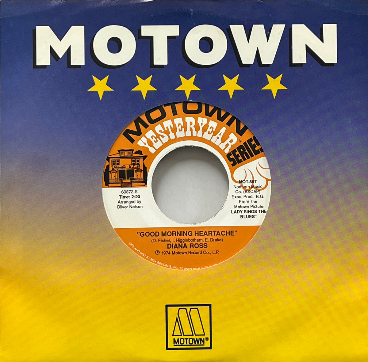 DIANA ROSS / Good Morning Heartache (Motown – MOT-557, 7inch) – TICRO ...