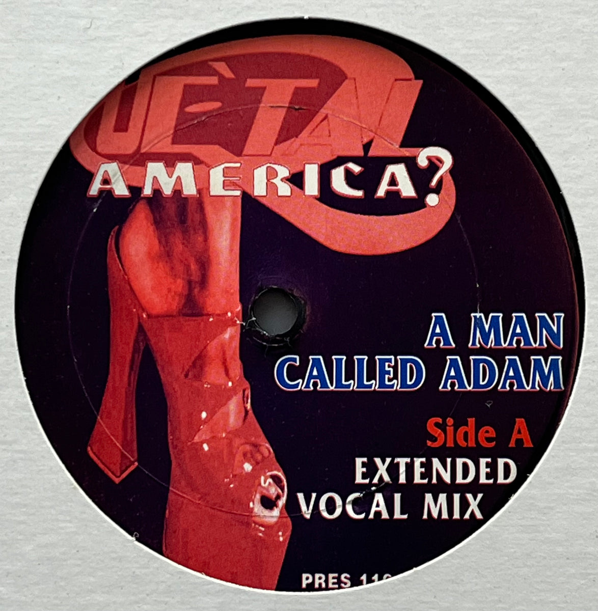 A MAN CALLED ADAM / Que Tal America? (Prescription – PRES 116, 12inch× ...