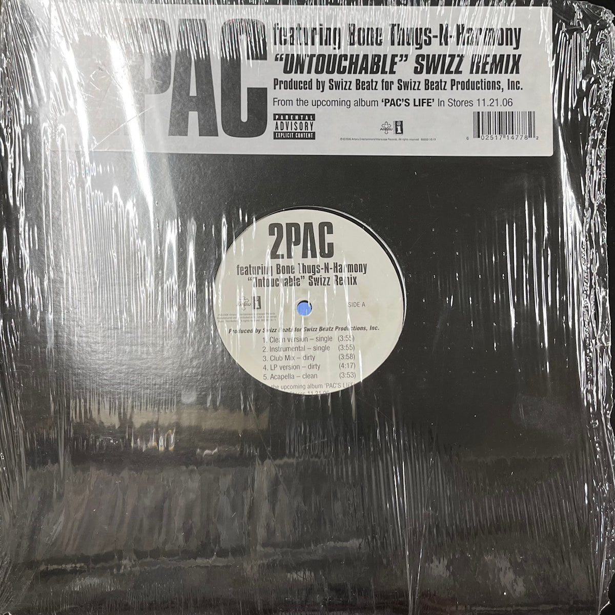 2PAC / Untouchable (Swizz Remix) INTR-11975-1, 12inch – TICRO MARKET