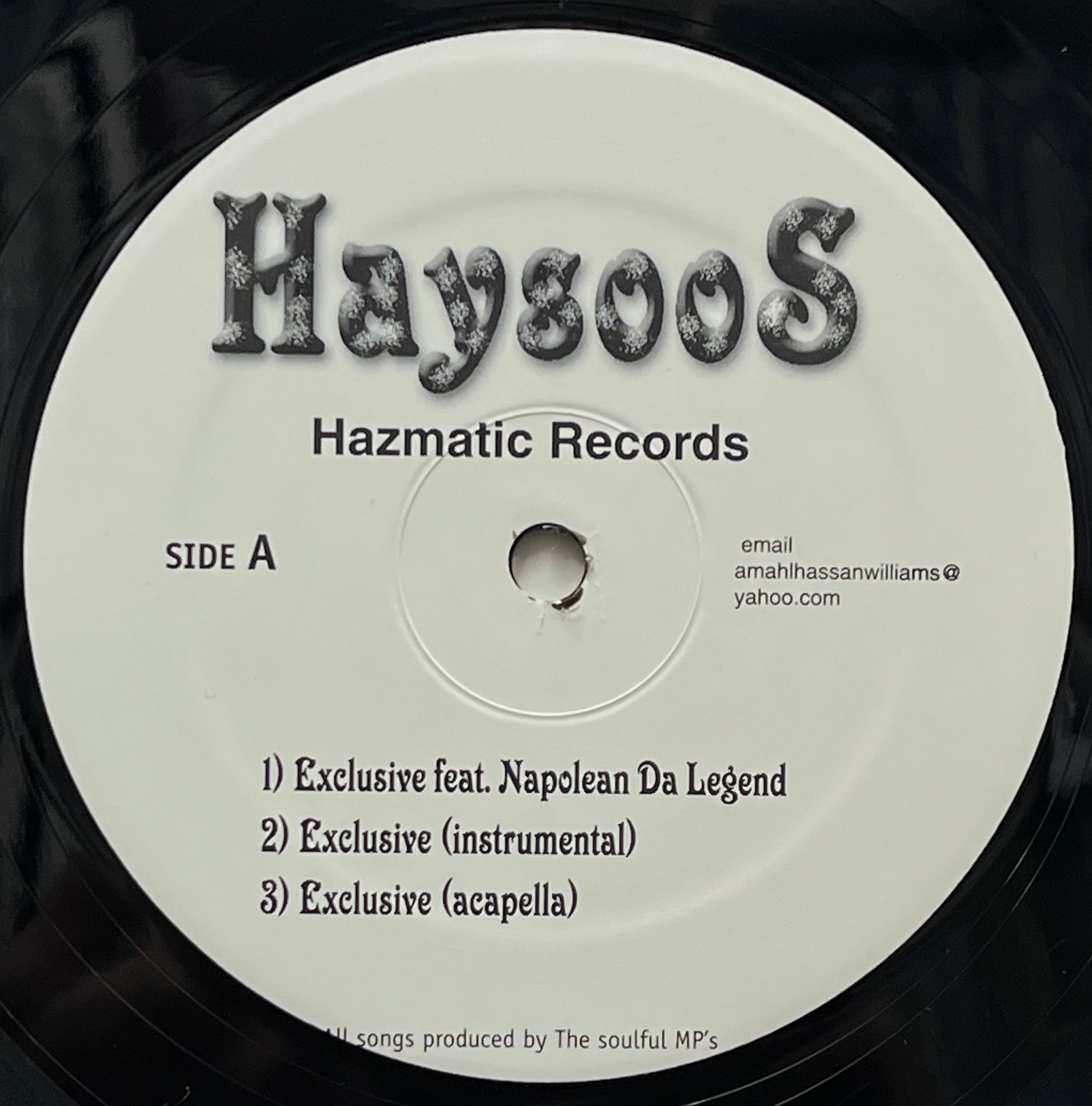 HAYSOOS / Exclusive (Hazmatic, 12inch) – TICRO MARKET