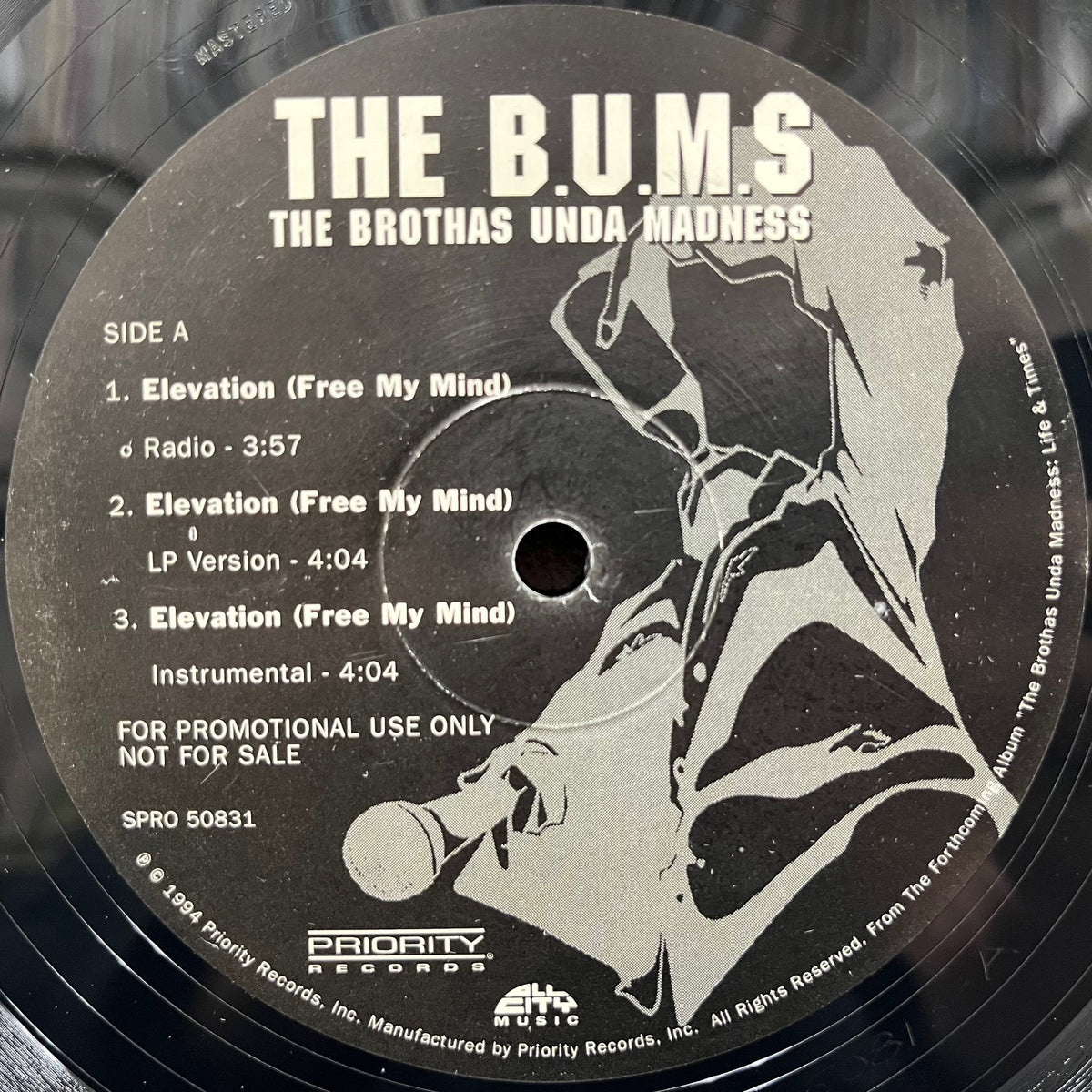 B.U.M.S / Elevation (Free My Mind) / 6 Figures And Up (SPRO 50831 ,12i ...