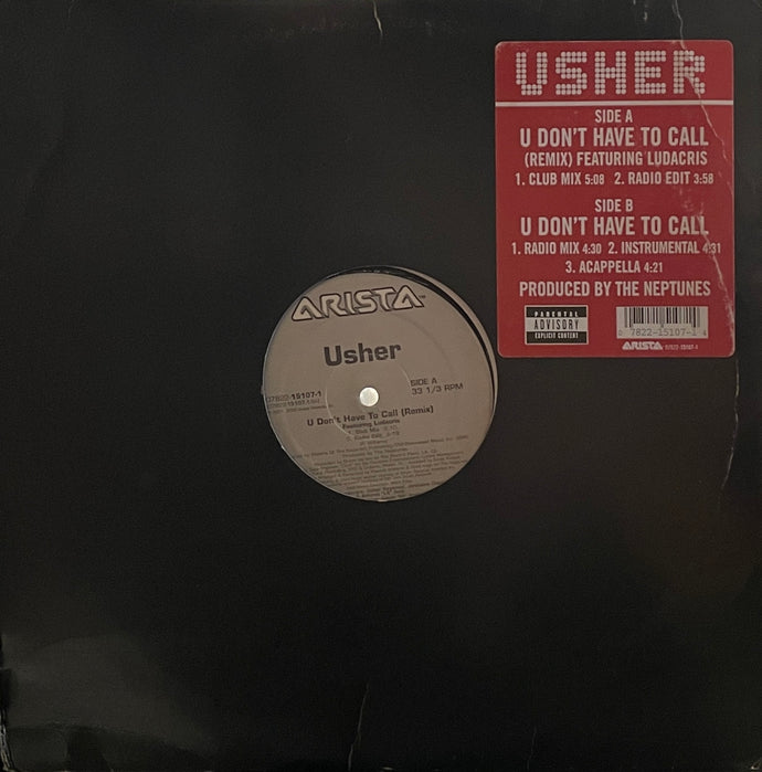 USHER / U Don't Have To Call (Remix) (Arista, 12inch) – TICRO MARKET