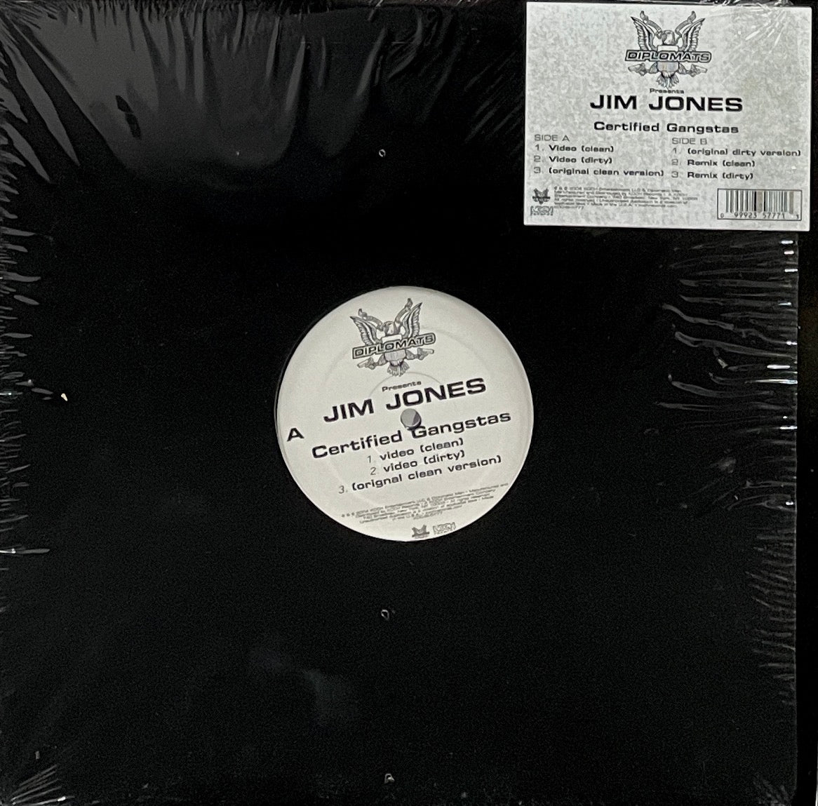 JIM JONES / Certified Gangstas ( Koch Records – KOC-SI-5777, 12inch ...