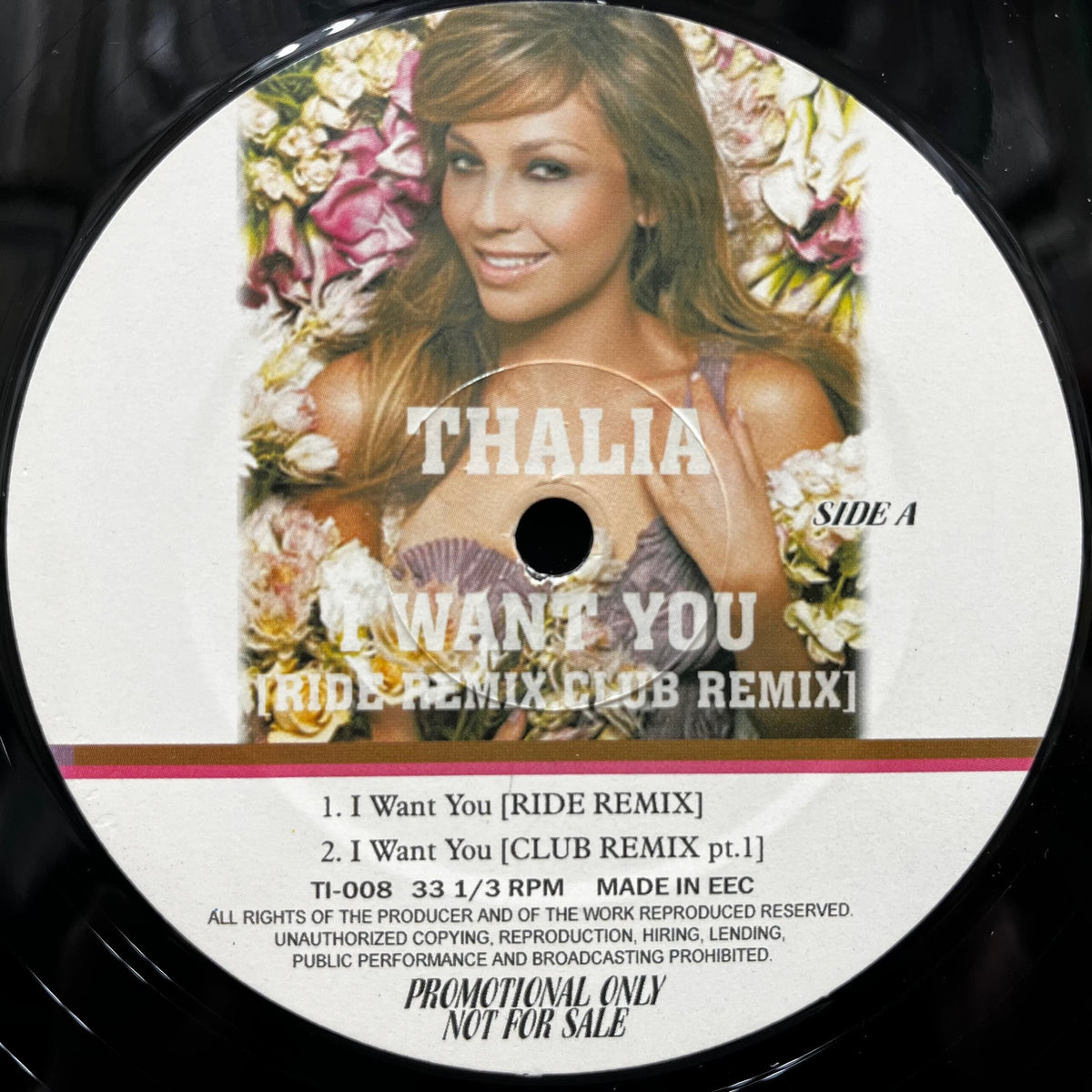 THALIA / I Want You [Ride Remix.Club Remix] (TI-008, 12inch) – TICRO MARKET