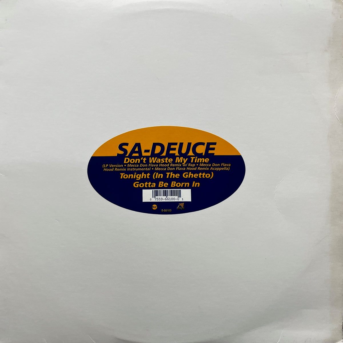 SA-DEUCE / Don't Waste My Time (0-66100, 12inch) – TICRO MARKET