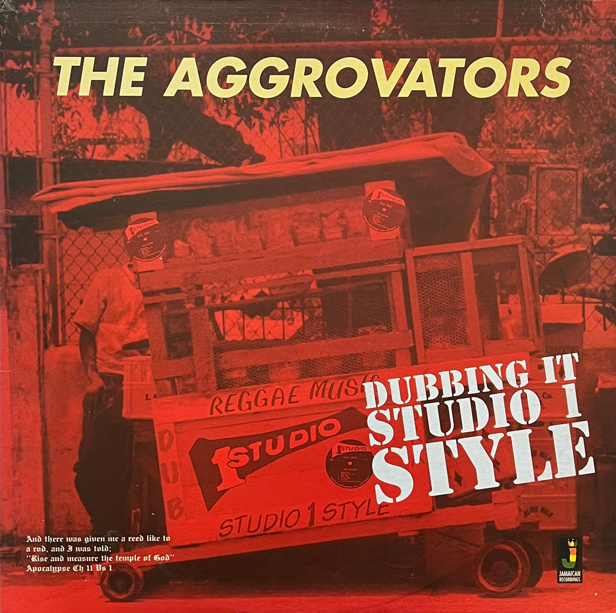 AGGROVATORS / Dubbing It Studio 1 Style (Jamaican Recordings – JRLP005 ...