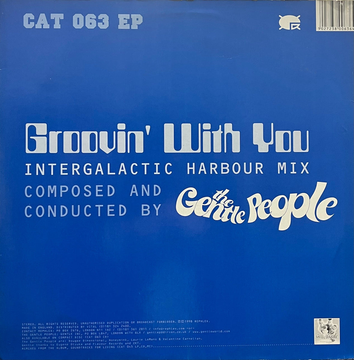 GENTLE PEOPLE / Groovin' With You (Intergalactic Harbour Mix) (Rephlex ...