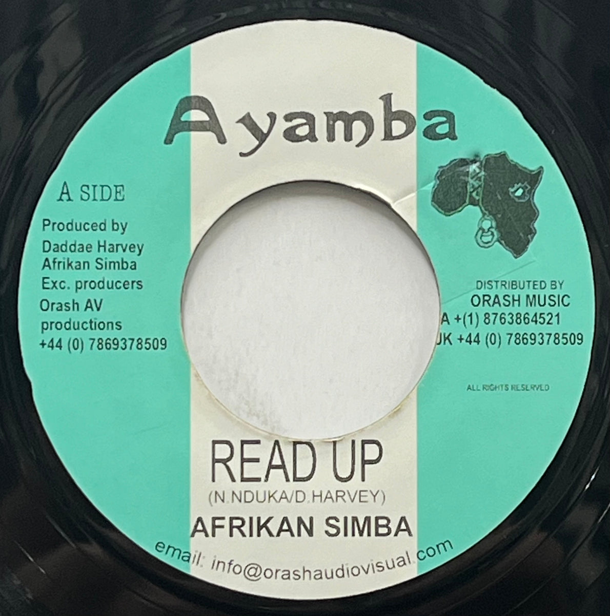 AFRIKAN SIMBA / Read Up (Ayamba, 7inch) – TICRO MARKET