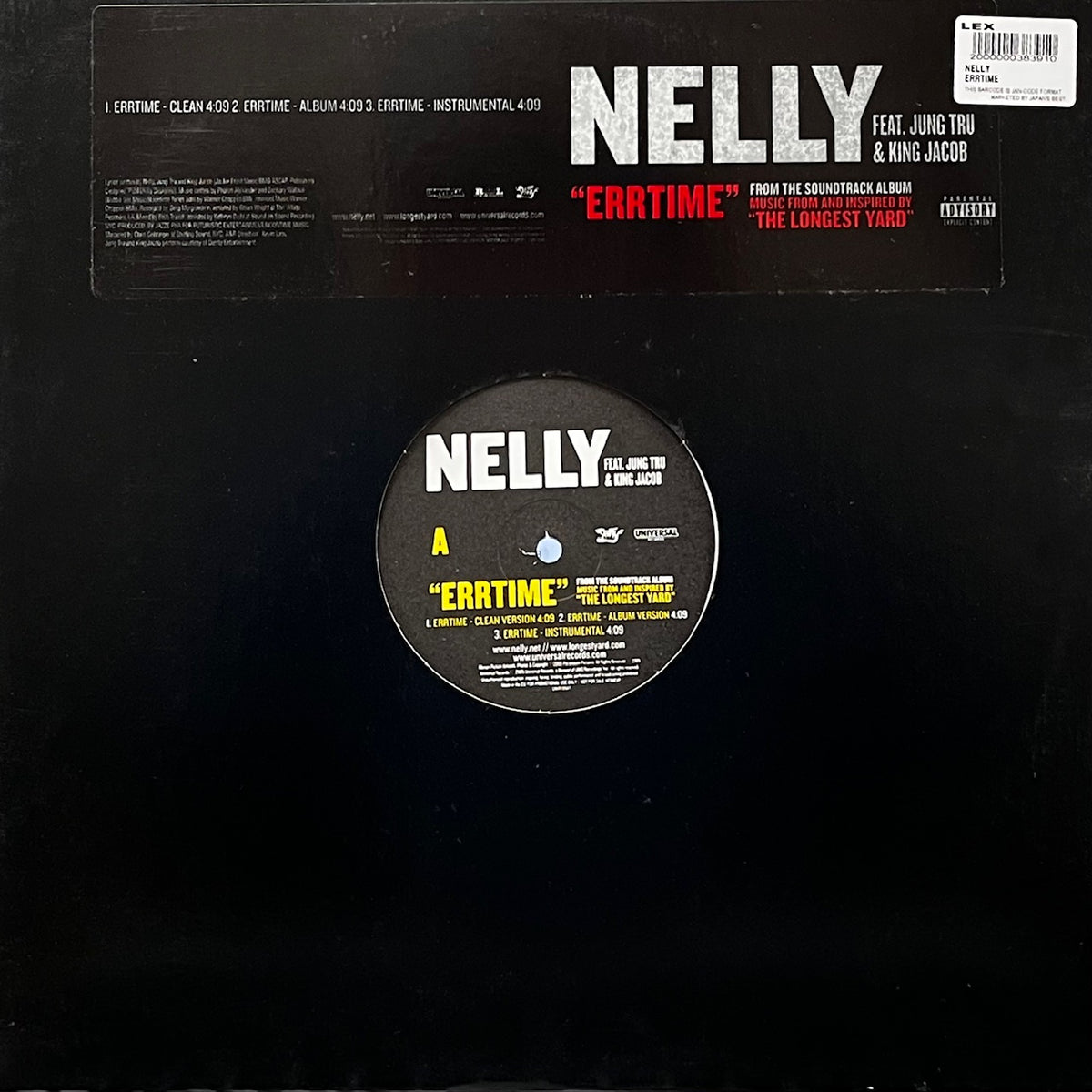 NELLY / Errtime (UNIR 21424-1, 12inch) – TICRO MARKET