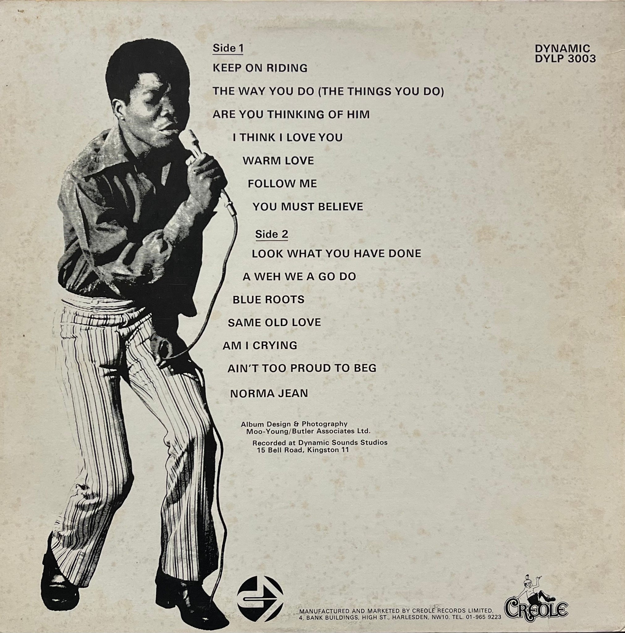 ERIC DONALDSON / Keep On Riding (Dynamic Sounds – DY 3348, LP) – TICRO ...