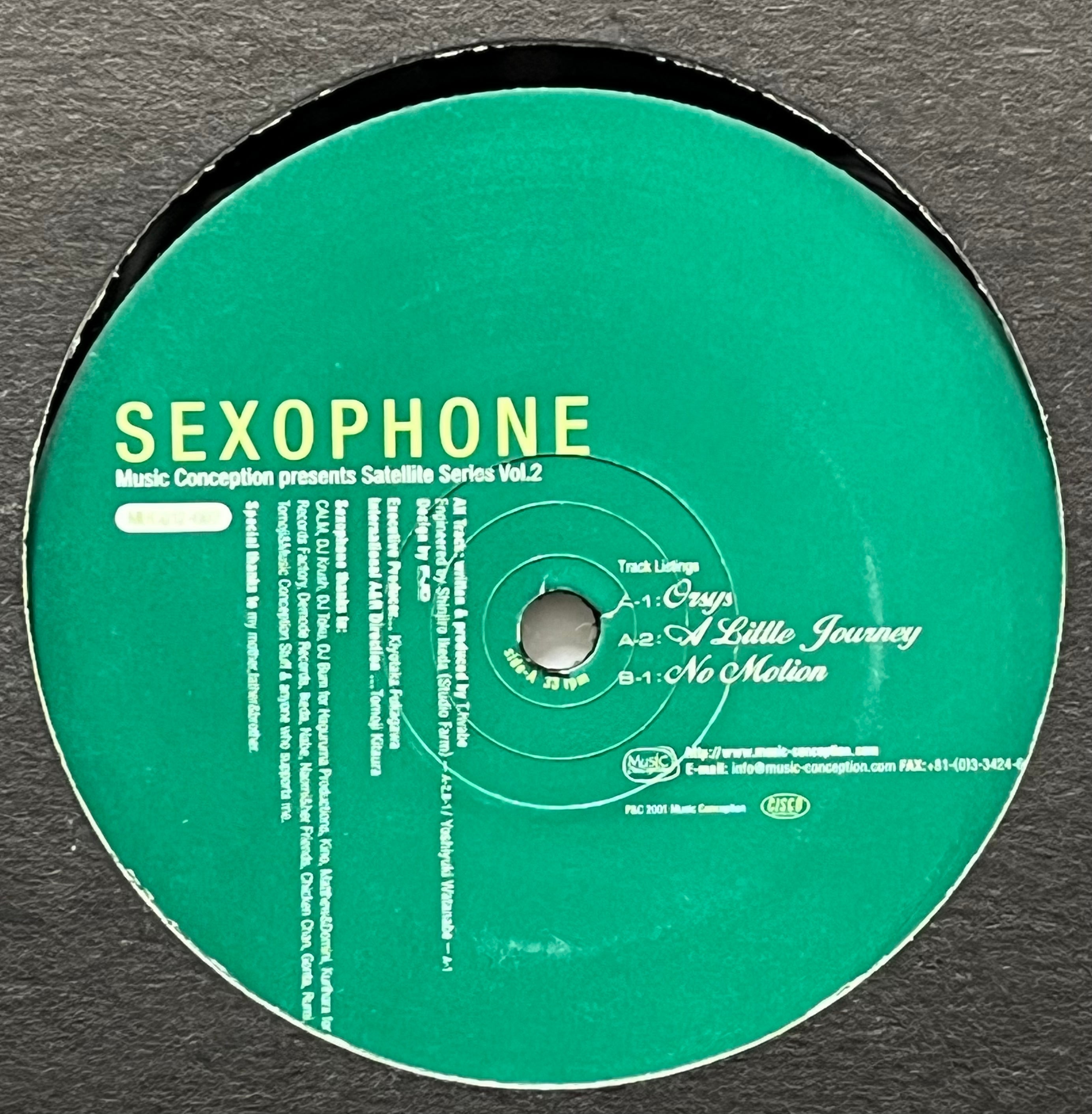 SEXOPHONE / Music Conception Presents Satellite Series Vol. 2 (Music C ...