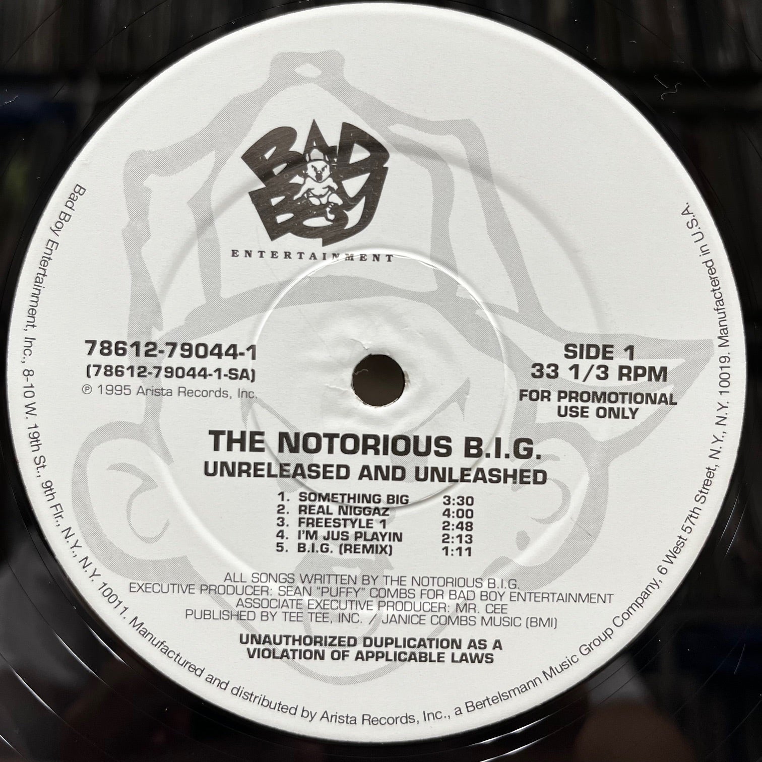 NOTORIOUS B.I.G. / Unreleased And Unleashed (78612-79044-1, LP) – TICRO ...