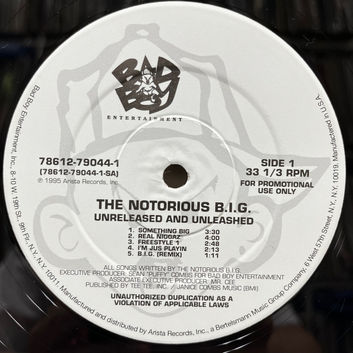NOTORIOUS B.I.G. / Unreleased And Unleashed (78612-79044-1, LP) – TICRO ...