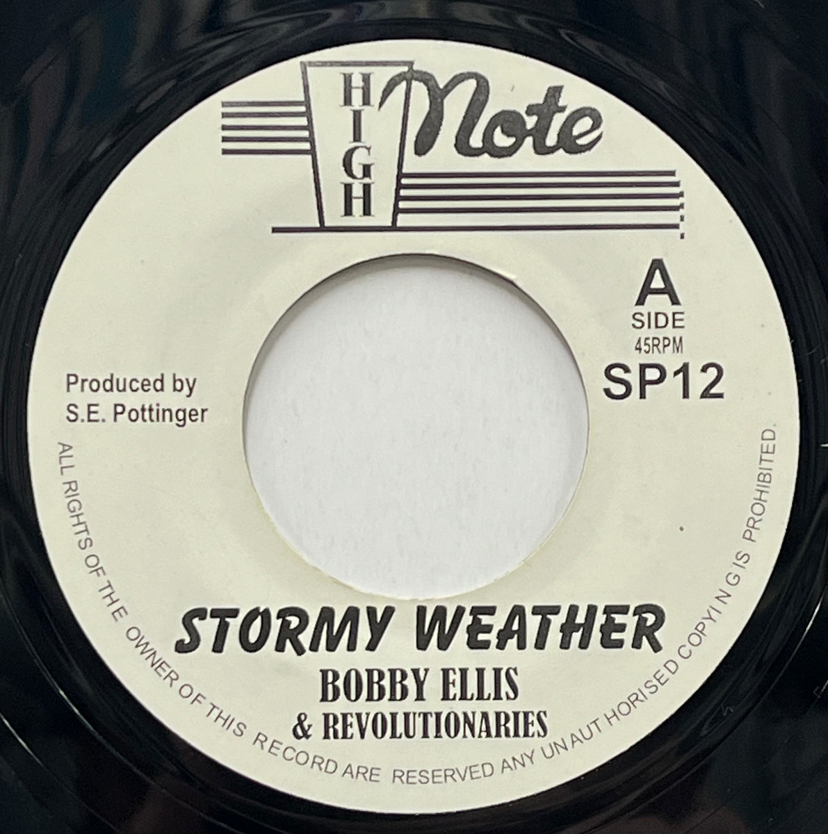 BOBBY ELLIS / Bobby Ellis (High Note – SP12, 7inch) – TICRO MARKET