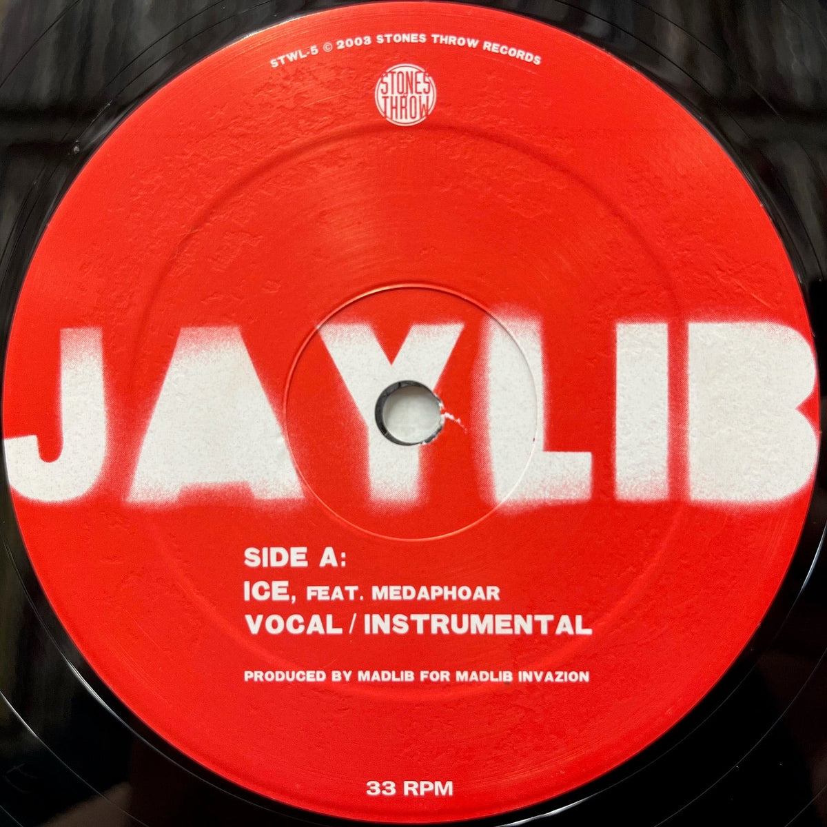 JAYLIB / Raw Addict / Ice (STWL-5, 12inch) – TICRO MARKET