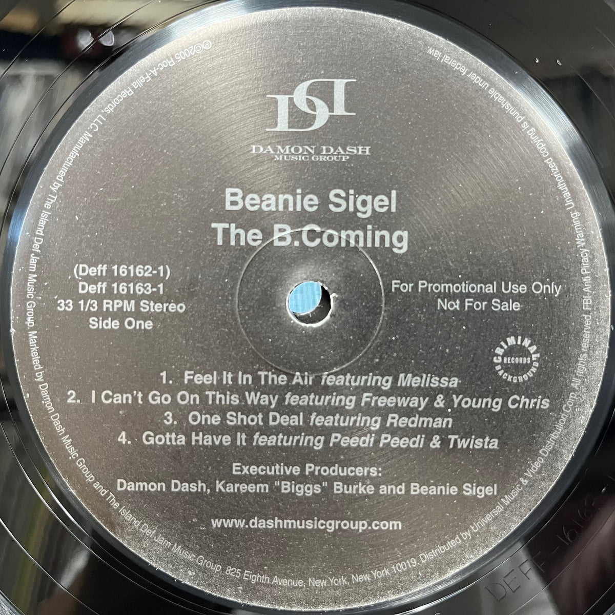 BEANIE SIGEL / The B. Coming (DEFF 16162-1, 2LP) Promo, Clean Version ...