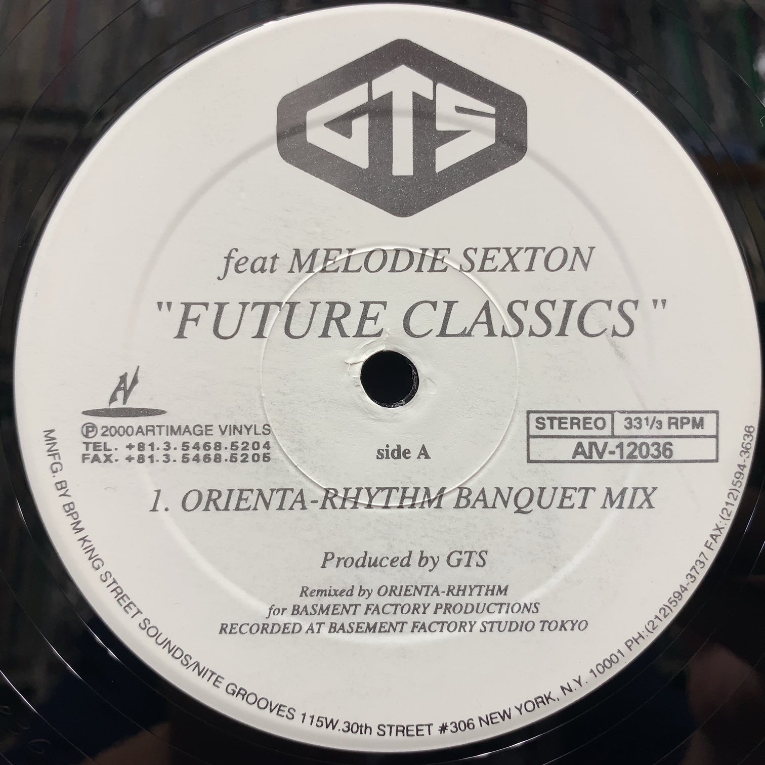 GTS / Future Classics (AIV-12036, 12inch) – TICRO MARKET