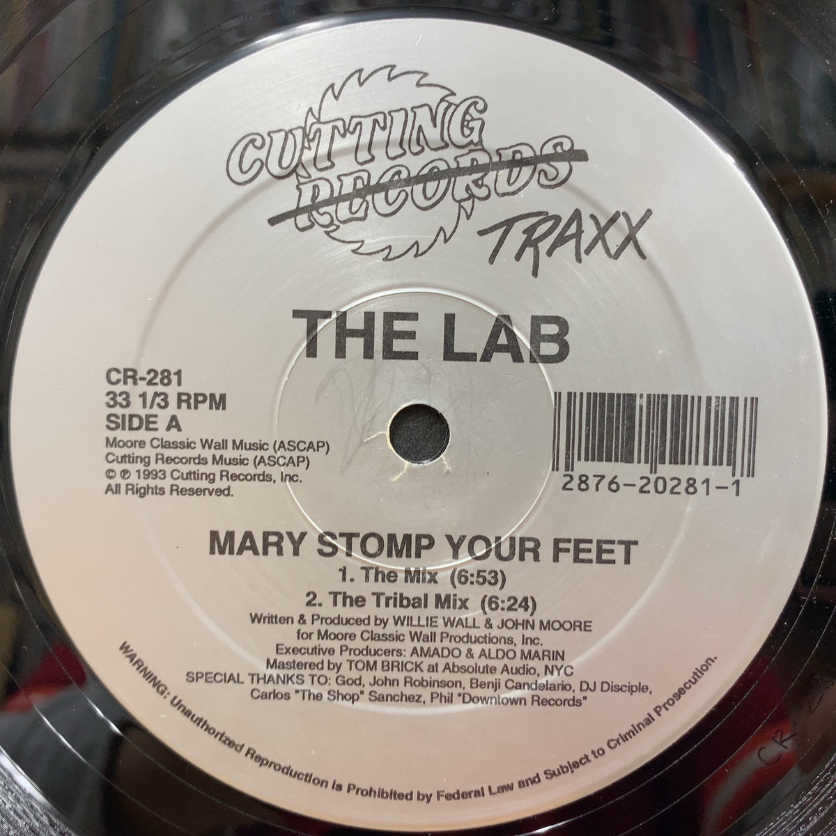 LAB / Mary Stomp Your Feet (CR-281, 12inch) – TICRO MARKET