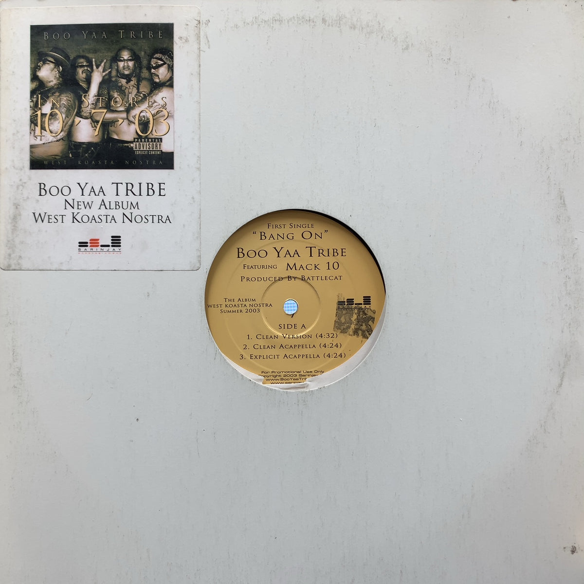 BOO-YAA T.R.I.B.E. / Bang On (none, 12inch) – TICRO MARKET