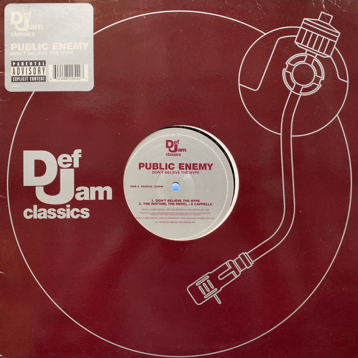 PUBLIC ENEMY / Don't Believe The Hype (Repress, 12inch) – TICRO MARKET