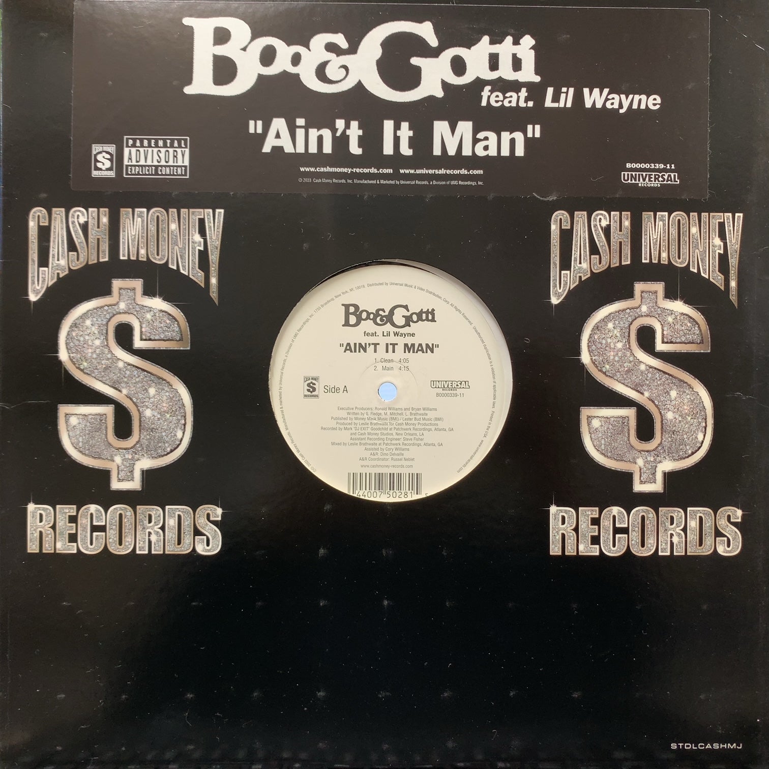 BOO & GOTTI / Ain't It Man (B0000339-11, 12inch) – TICRO MARKET