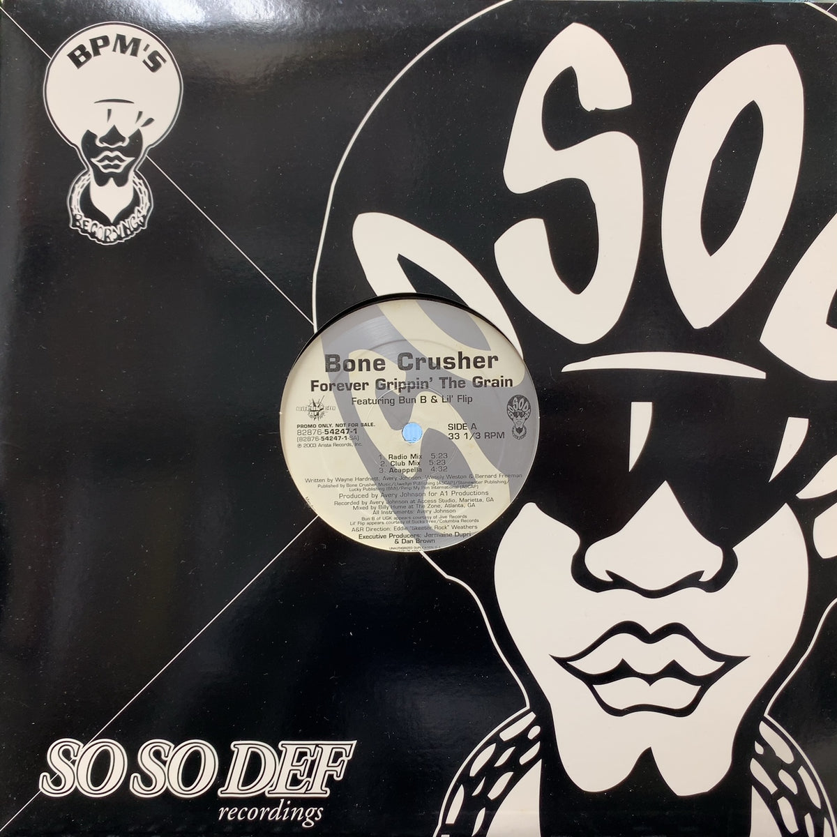 BONE CRUSHER / Forever Grippin' The Grain / Back Up (82876-54247-1, 12 ...