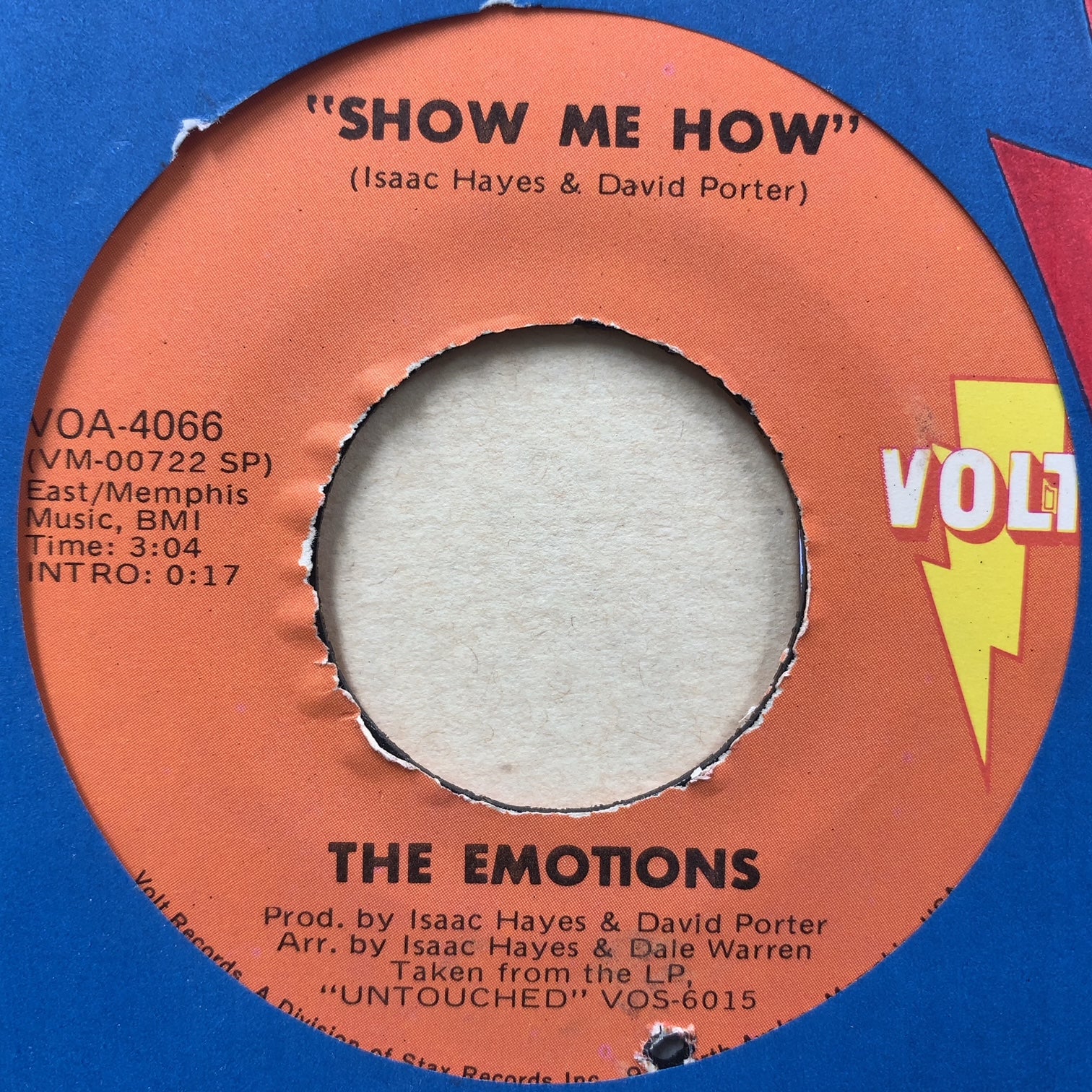 EMOTIONS / Show Me How / Boss Love Maker (VOA-4066, 7inch) – TICRO MARKET