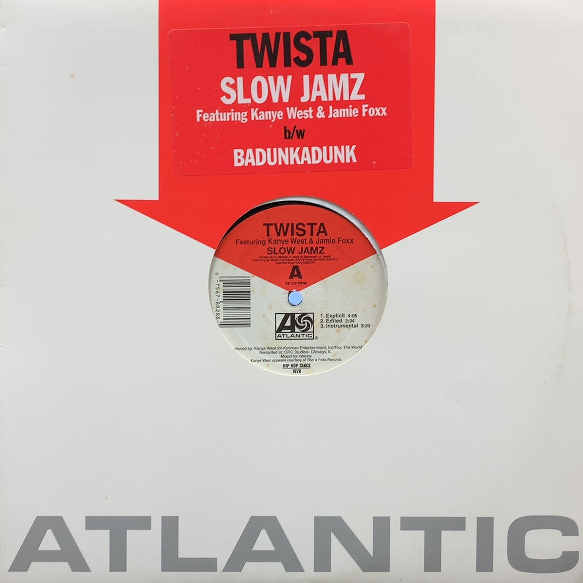 TWISTA / Slow Jamz / Badunkadunk (0-88288, 12inch) – TICRO MARKET
