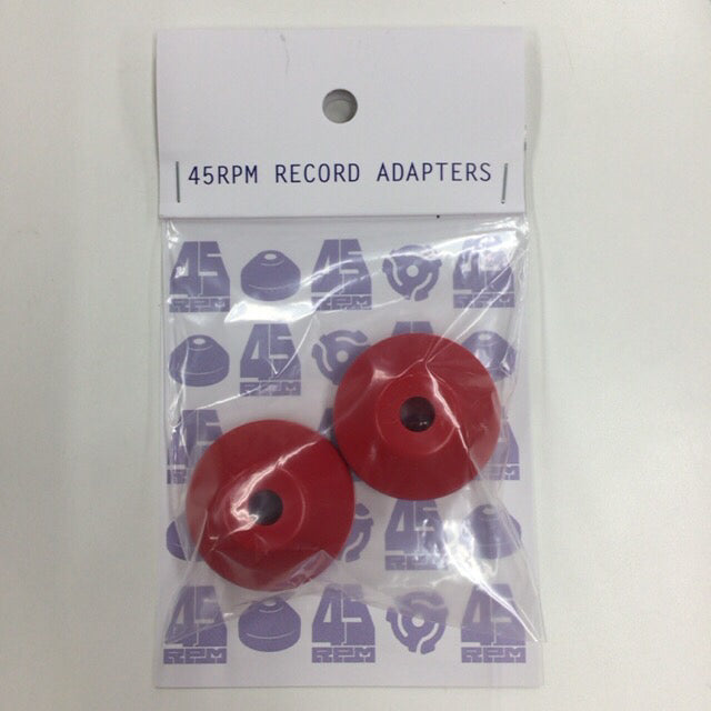 45RPM / DOME ADAPTER [RED] – TICRO MARKET