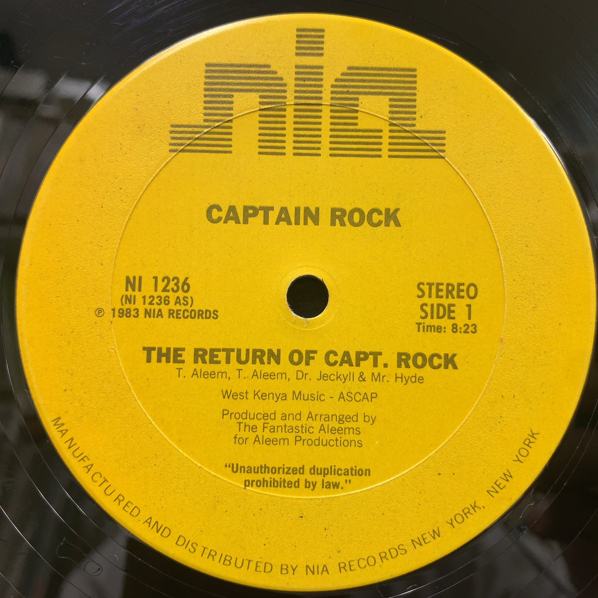 CAPTAIN ROCK / The Return Of Capt. Rock – TICRO MARKET