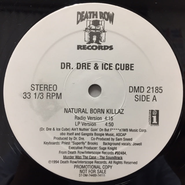 DR. DRE & ICE CUBE / NATURAL BORN KILLAZ / U BETTER RECOGNIZE – TICRO ...