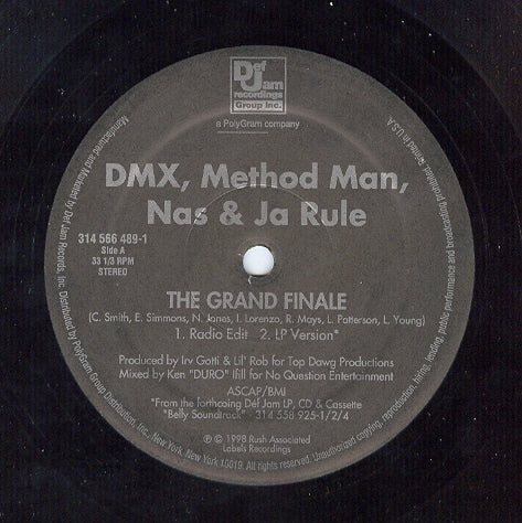 DMX,METHOD MAN,NAS,JA RULE / THE GRAND FINALE – TICRO MARKET